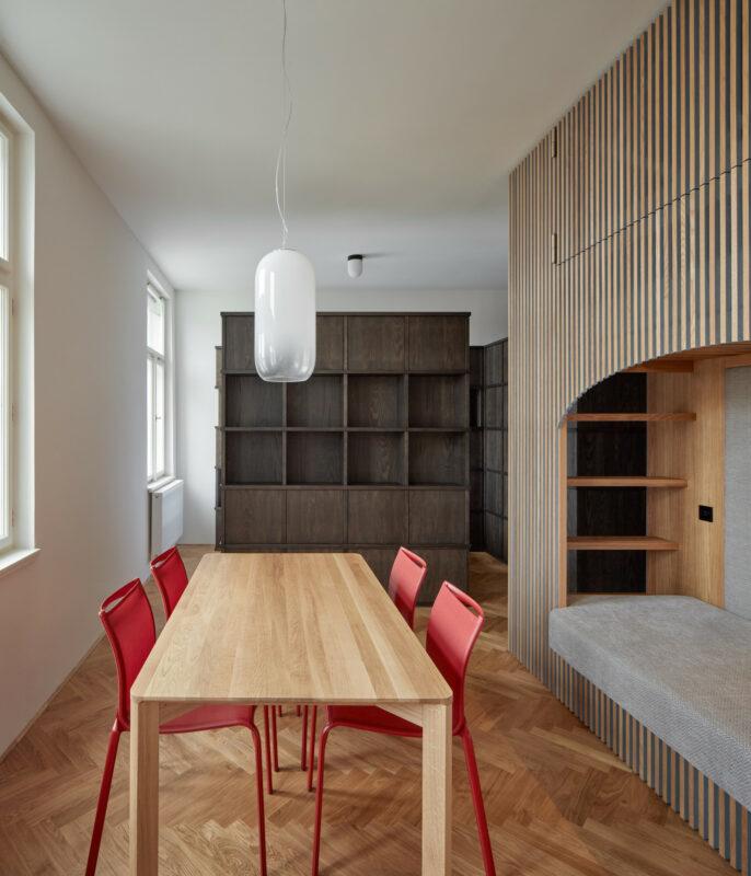 Concealed spaces in a 36 m² apartment - Sloft Magazine